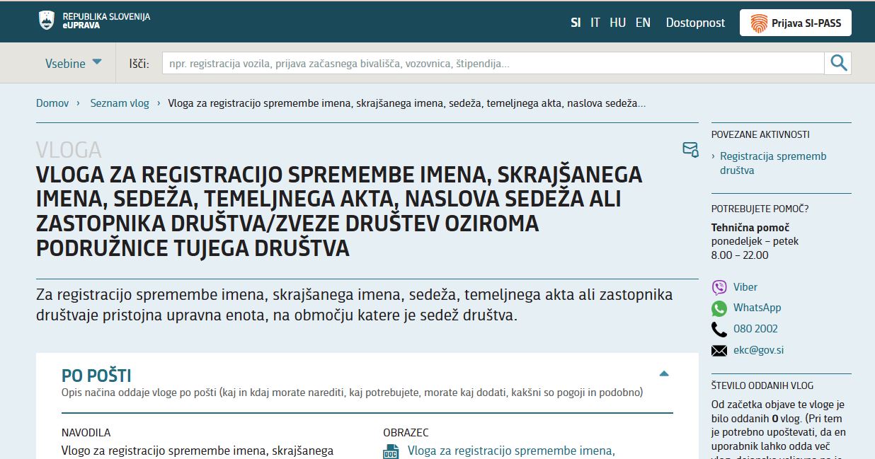 Spremembe statuta ali akta o ustanovitvi – postopek in ključne vsebine ...